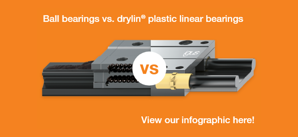 Ball bearings vs. drylin linear bearings | igus® Canada Blog & Toolbox