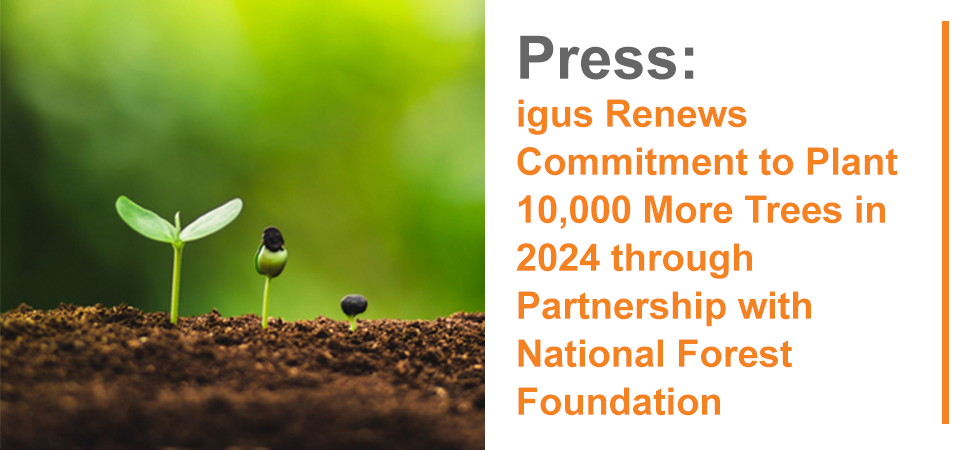 igus Renews Commitment to Plant 10,000 More Trees in 2024 through ...