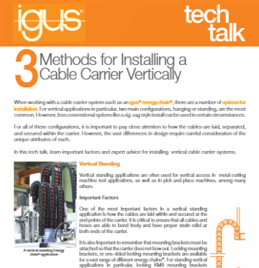 3 Methods for Installing a Cable Carrier Vertically | igus® Canada Blog ...